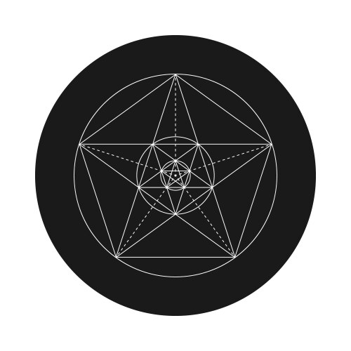 Pentagram star Royalty Free Vector Image - VectorStock