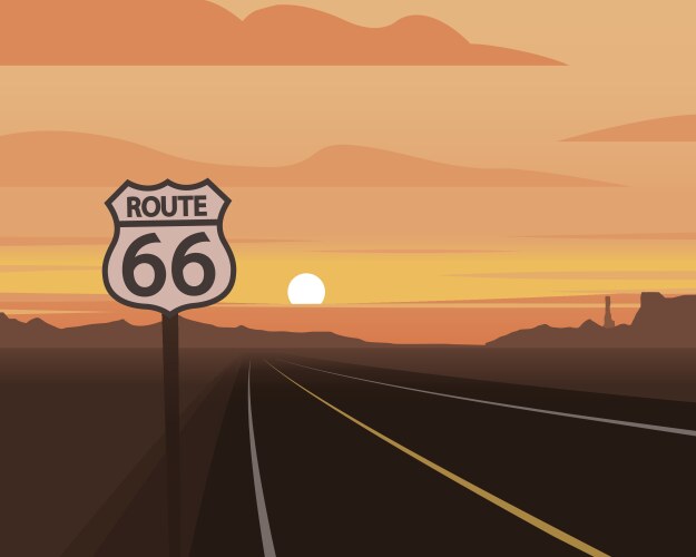 Route 66 Vector Images (over 880)