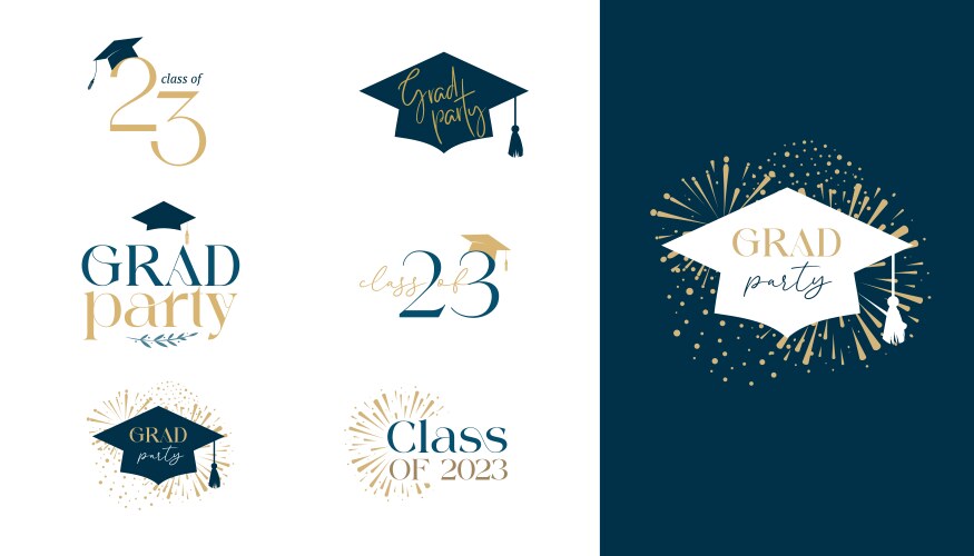 Graduation party Royalty Free Vector Image - VectorStock