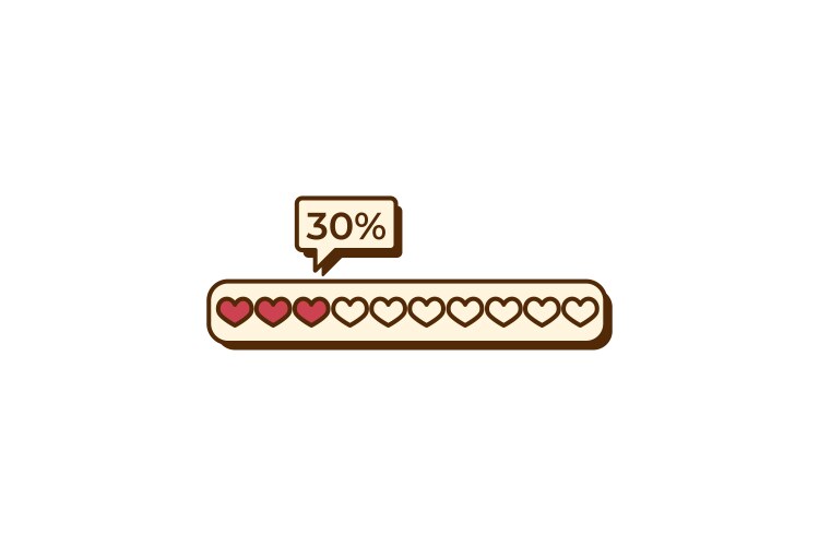 Progress bar sticker set Royalty Free Vector Image