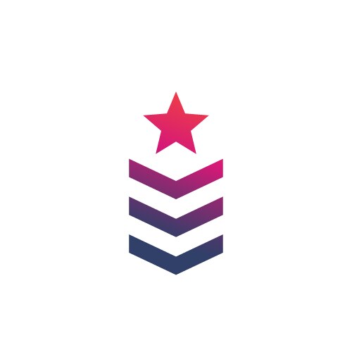 Army badge icon Royalty Free Vector Image - VectorStock