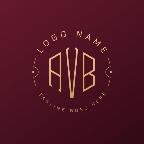 Luxury hit logo design elegant letter Royalty Free Vector