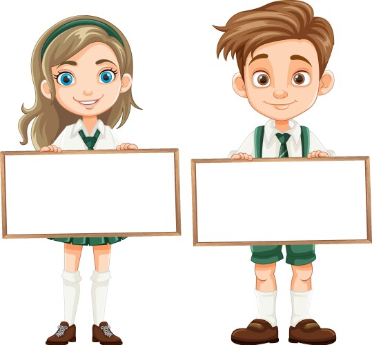 Students in Uniform Cartoon Vector Images (over 11,000)