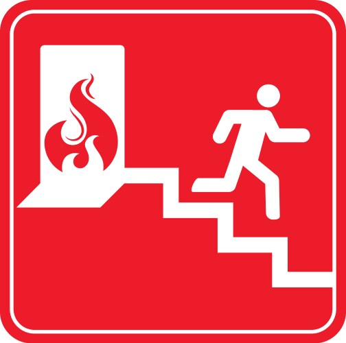 Emergency Exit Sign Vector Images (over 9,300)