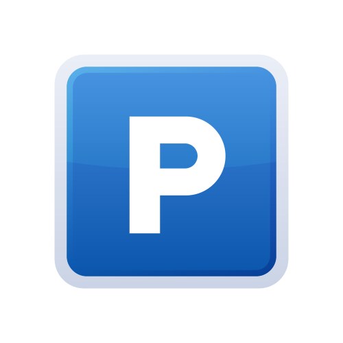 Residents parking only roadsigns isolated Vector Image