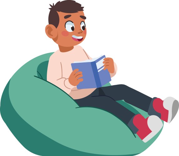 Kid Reader Vector Images (over 2,100)