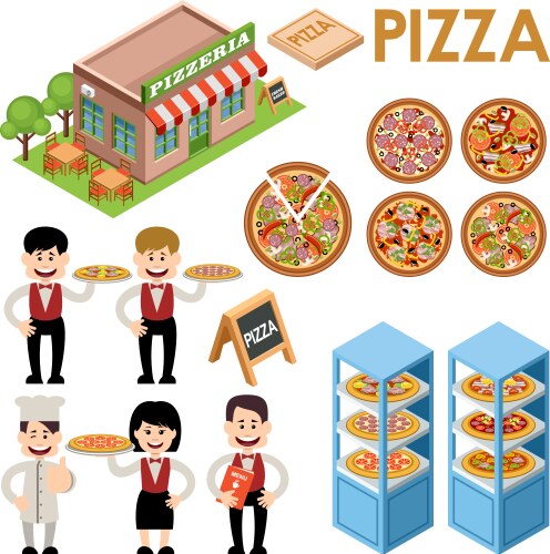 Pizza Royalty Free Vector Image - VectorStock