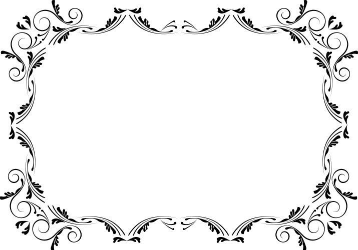 Scroll border Royalty Free Vector Image - VectorStock