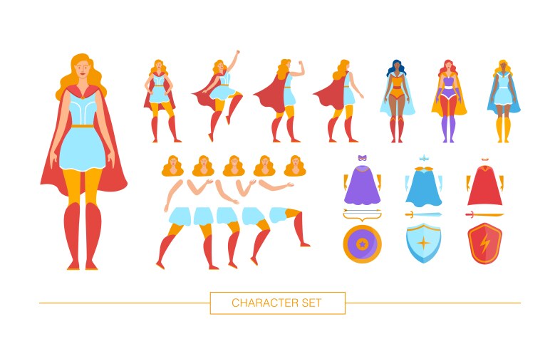Generic Superhero Vector Images (over 360)