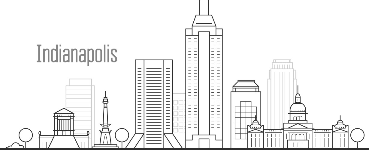 Indiana Skyline Vector Images (over 250)
