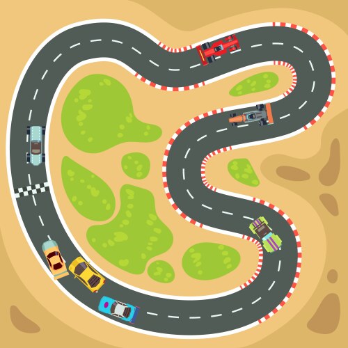 Racing Game Background Vector Images (over 12,000)