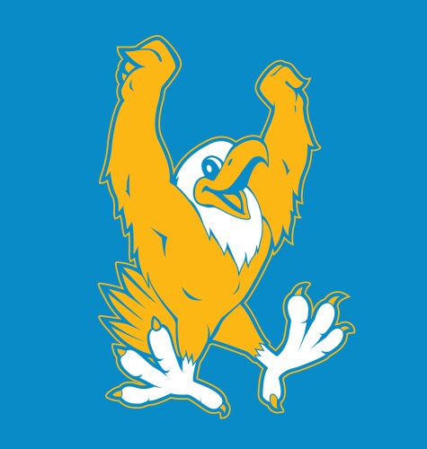 Blue phoenix sport mascot logo Royalty Free Vector Image Blue phoenix sport mascot logo Royalty Free Vector Image