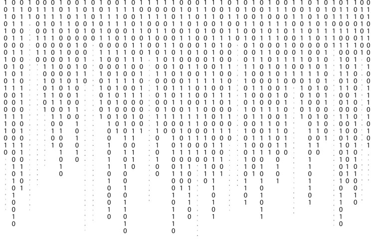 Flat binary code Royalty Free Vector Image - VectorStock