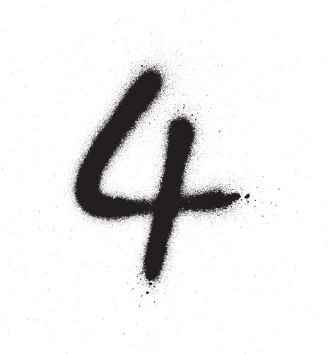 Graffiti Numbers Vector Images (over 4,400)