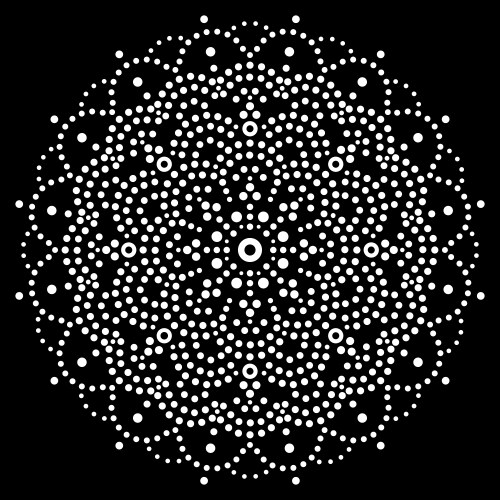 Dot Painting Mandala Vector Images (over 1,300)