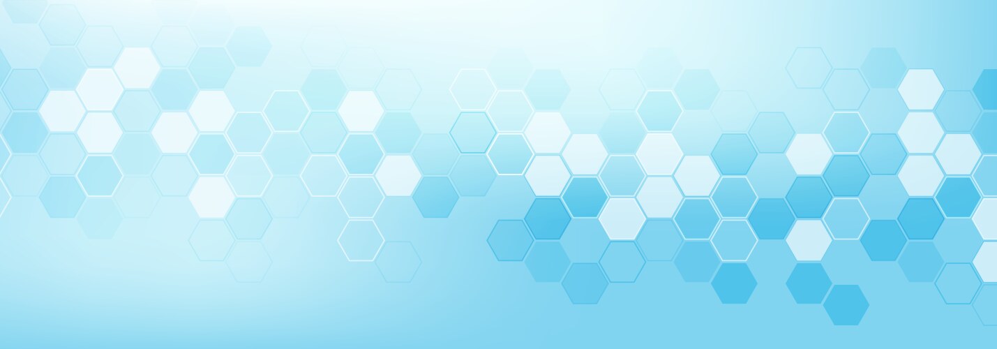 Health care abstract background with hexagons Vector Image