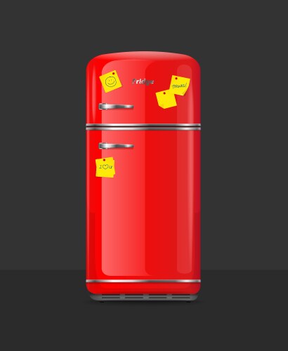 Fridge icon refrigerator icon Royalty Free Vector Image