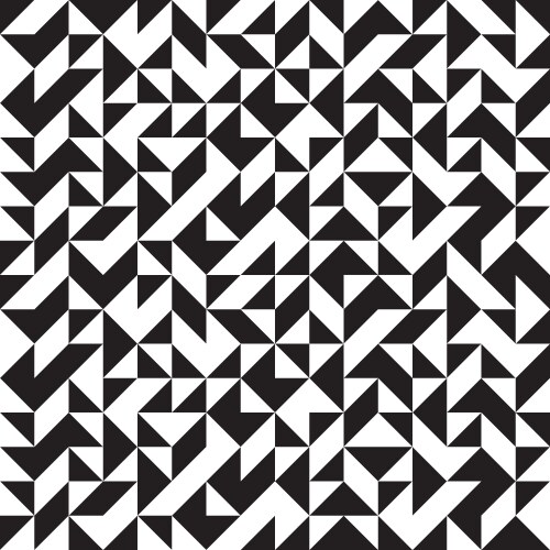 Triangle geometric shapes pattern Royalty Free Vector Image