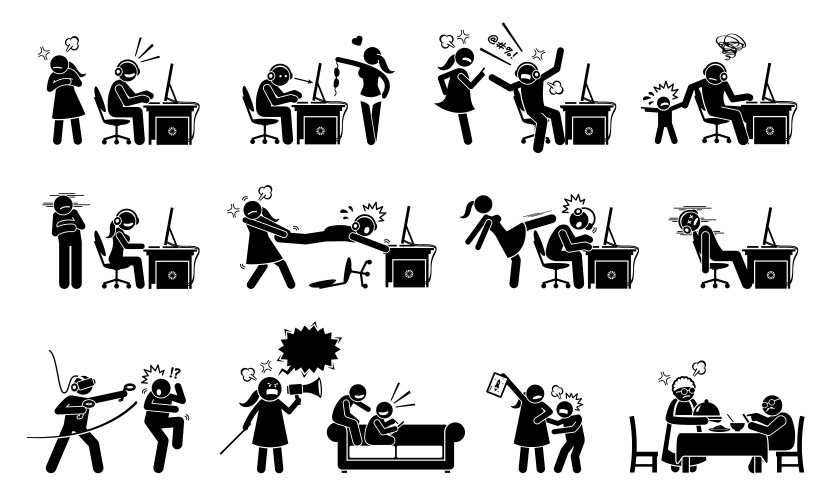 Angry Stick Figure Vector Images (over 840)