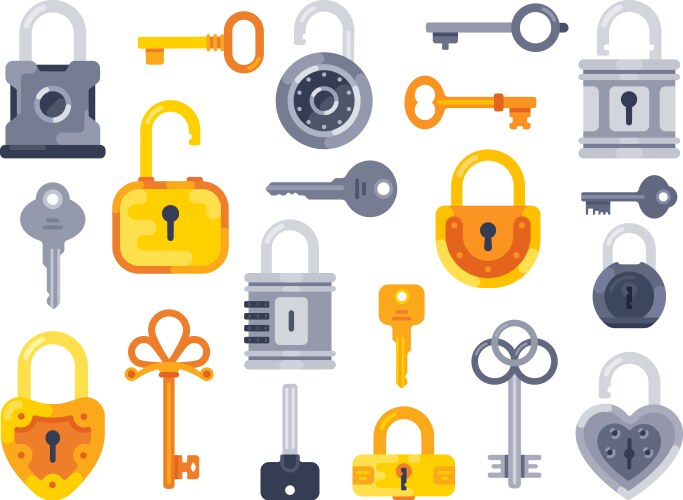 Lock and Key Vector Images (over 140,000)