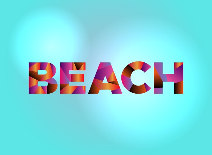 Beach Wording Vector Images (over 5,100)