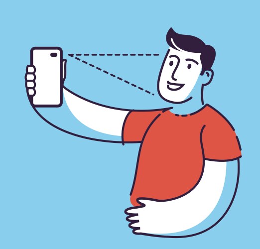 Biometric Verification Royalty Free Vector Image
