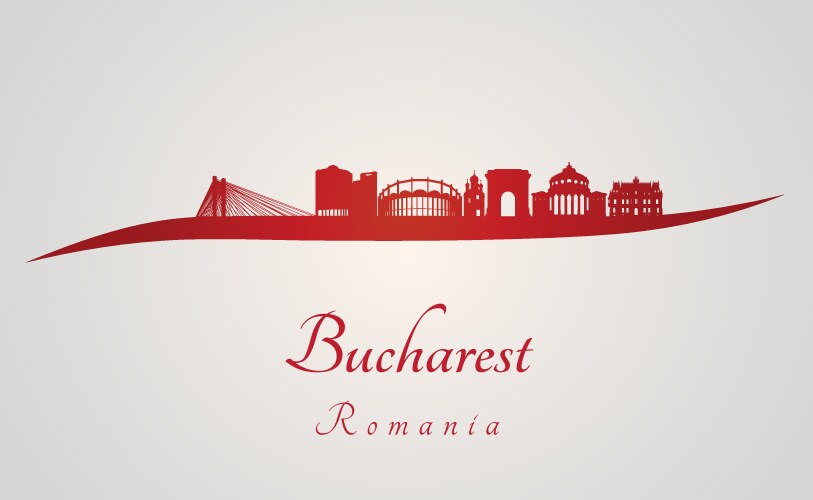 Bucharest Romania Skyline Vector Images (over 140)