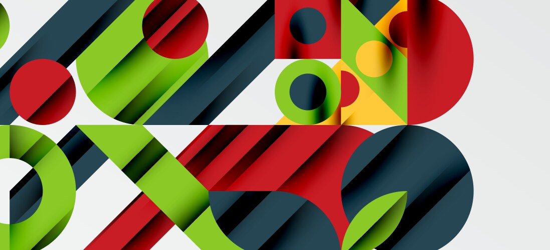 Geometric neo patterns abstract background for Vector Image