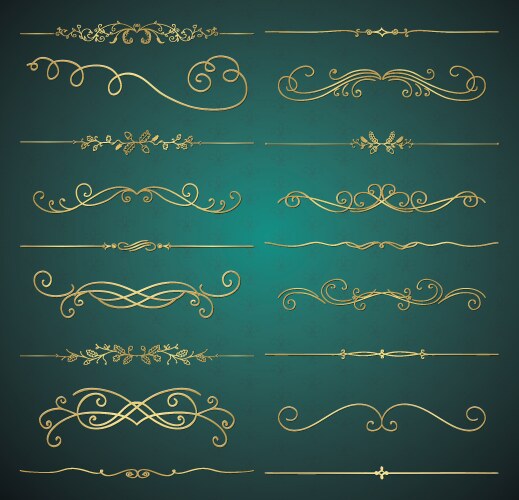 Vintage Dividers Vector Images (over 23,000)
