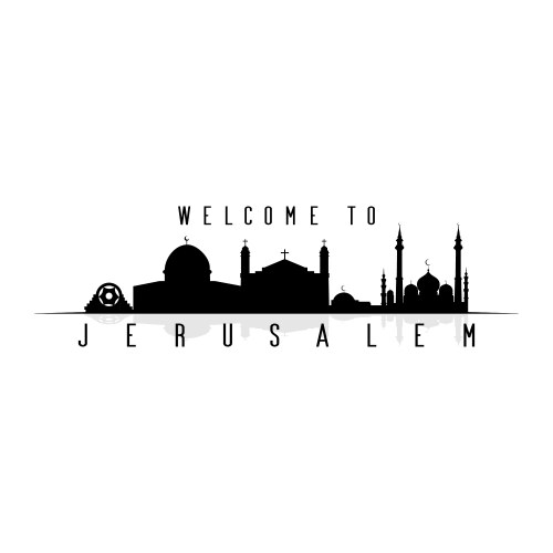 Jerusalem Skyline Vector Images (over 220)