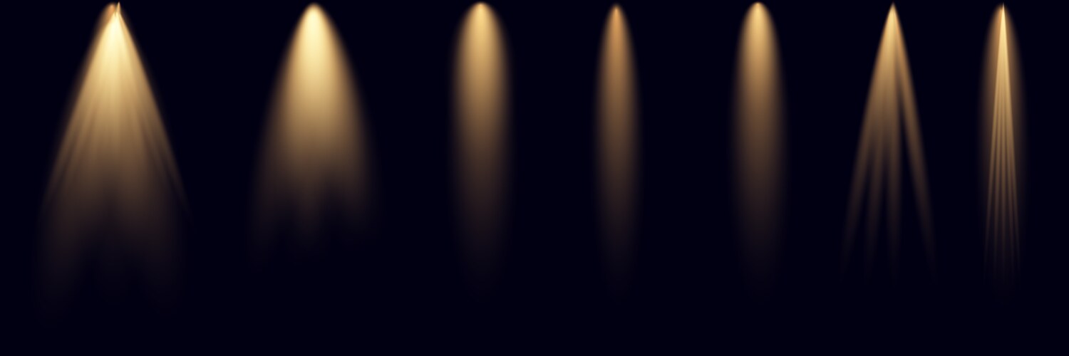 Light effect on transparent background eps 10 Vector Image