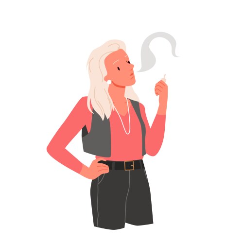 Girl Vaping Vector Images (over 270)