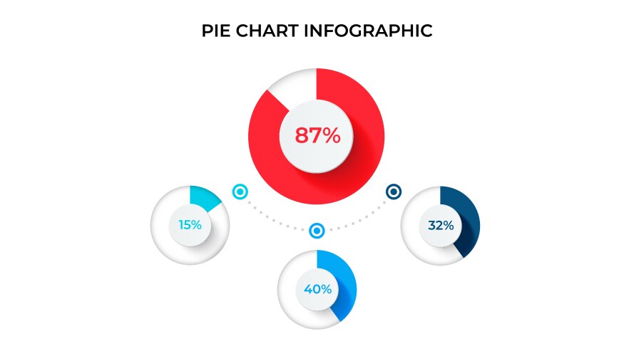 Businesswoman thinking about data Royalty Free Vector Image