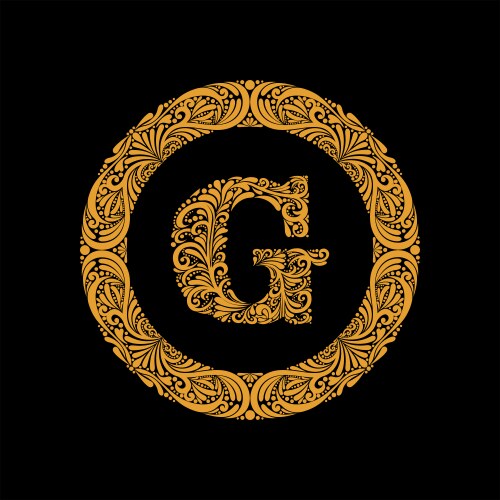 Letter G Font Calligraphy Vector Images (over 10,000)