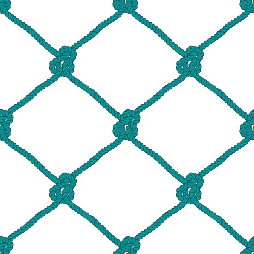 Marine rope knots pattern tied sea ropes cord Vector Image