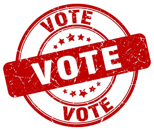 Vote stamp Royalty Free Vector Image - VectorStock