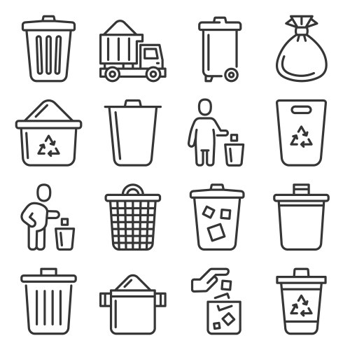 Dustbin Sign Vector Images (over 24,000)