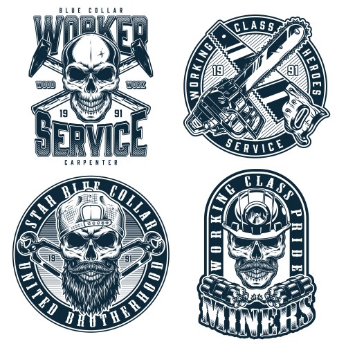 Blue Collar Worker Vector Images (over 1,000)