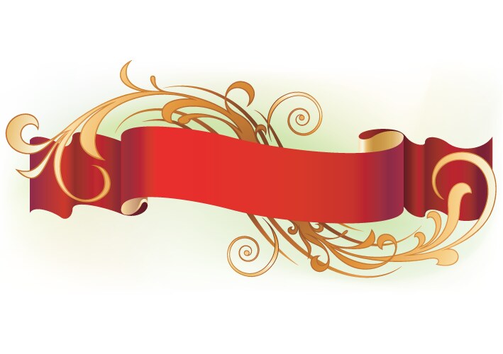 Border template with boy holding red flag Vector Image