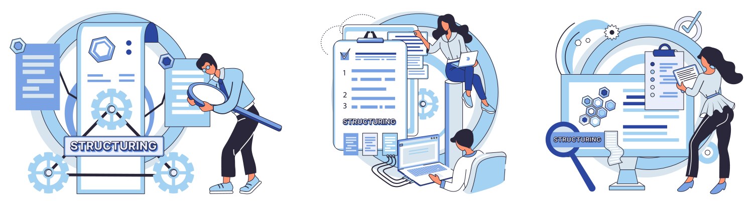 Workflow effective management Royalty Free Vector Image