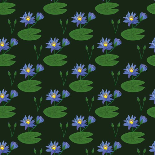 Winding plant seamless pattern design Royalty Free Vector