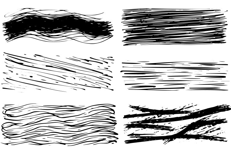 Scribble grunge texture square abstract Royalty Free Vector