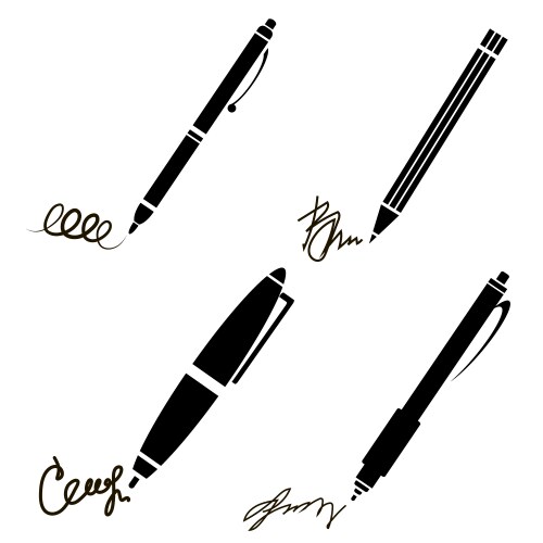 Signature Pen Vector Images (over 22,000)