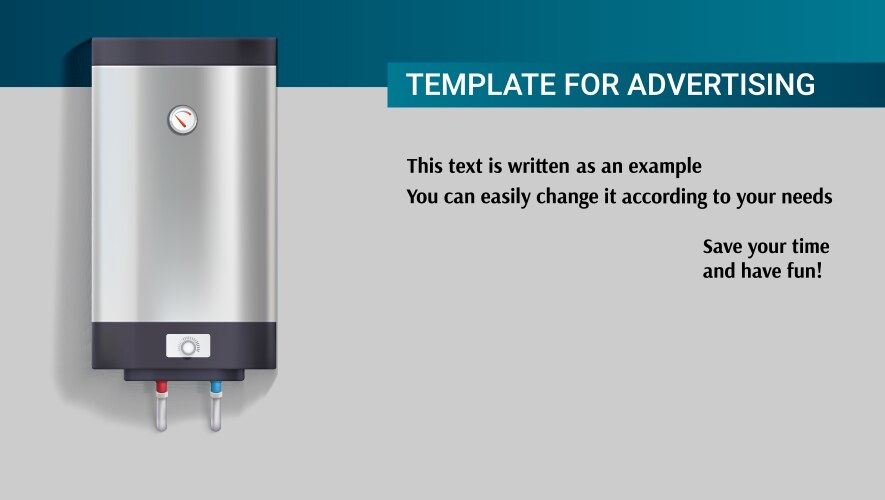 Infographics scheme with a liquid water tank Vector Image