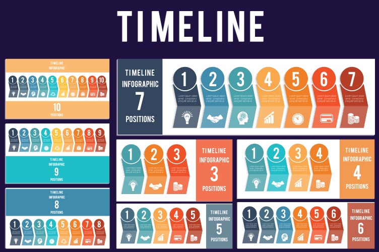 Timeline Black Vector Images (over 23,000)