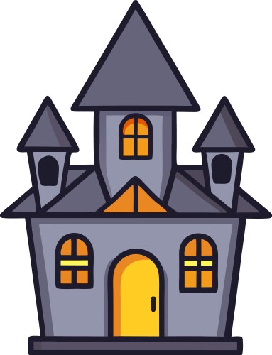 Cartoon Haunted House Vector Images (over 6,500)