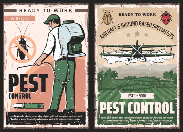 Exterminator Pest Poster Vector Images (over 180)
