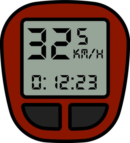 Bike computer icon Royalty Free Vector Image - VectorStock