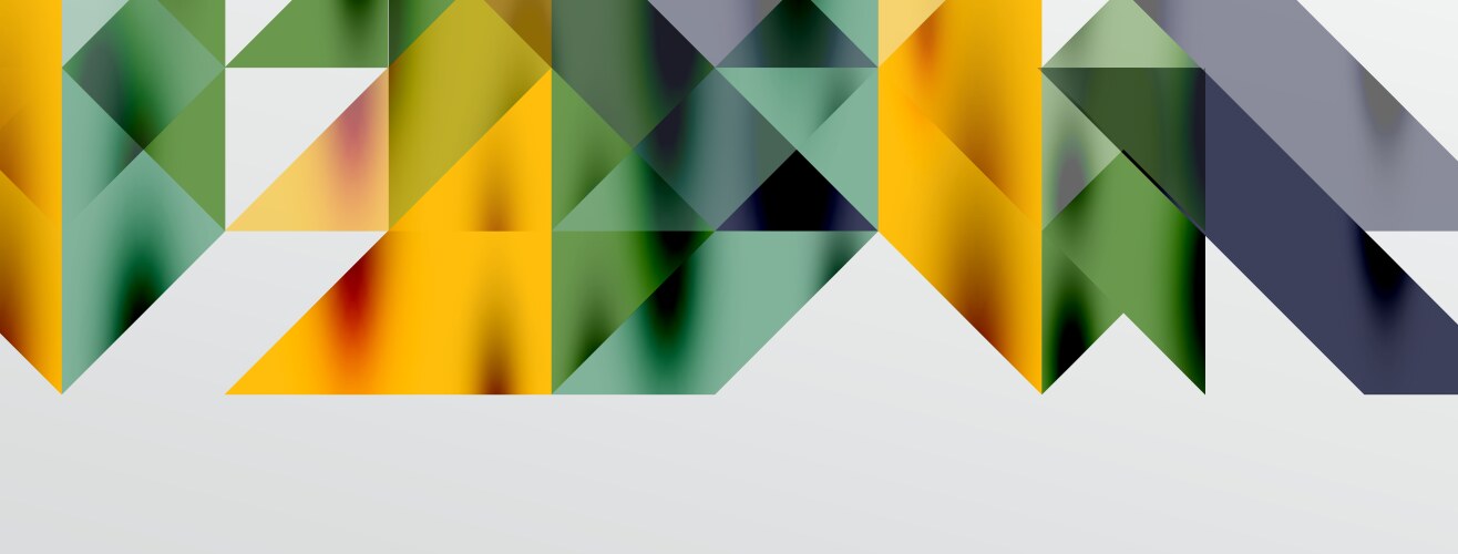 Tech minimal overlapping triangle shapes elements Vector Image