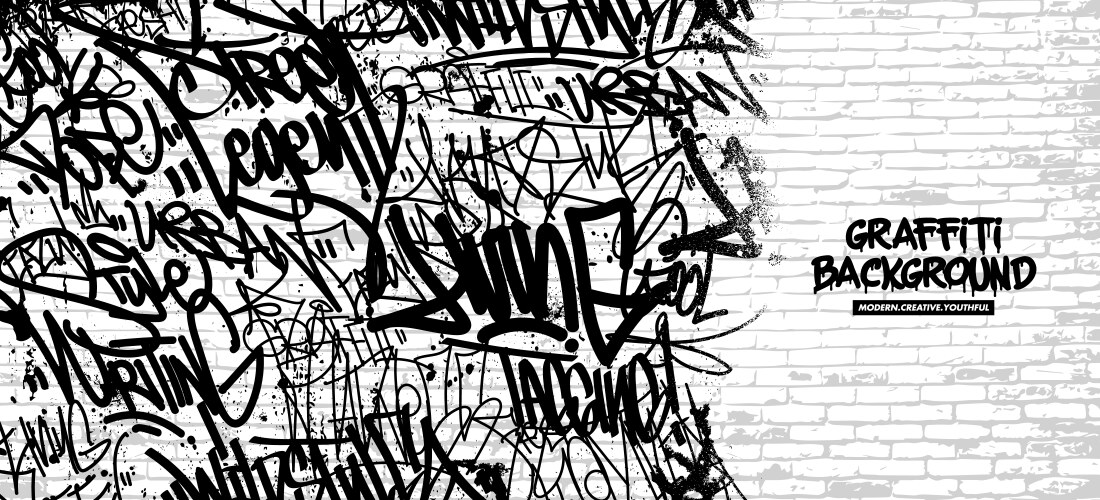 Graffiti background Royalty Free Vector Image - VectorStock